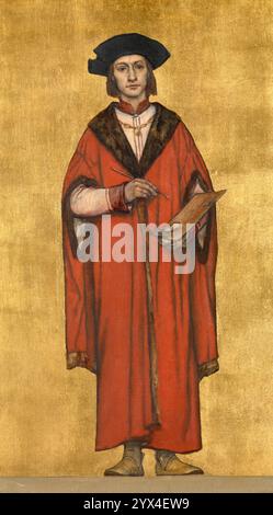 The Painter Jan van Eyck (1889) by Albrecht De Vriendt Stock Photo - Alamy