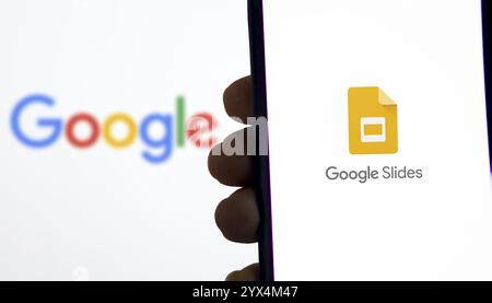 Google Slides Logo on Phone Screen Stock Photo - Alamy