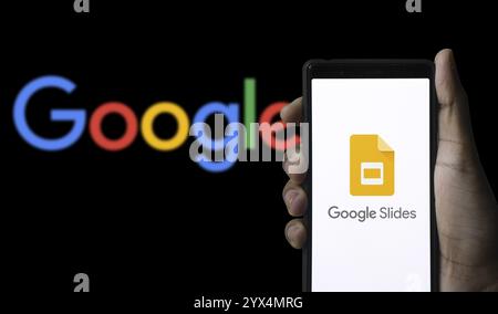 Google Slides Logo on Phone Screen Stock Photo - Alamy