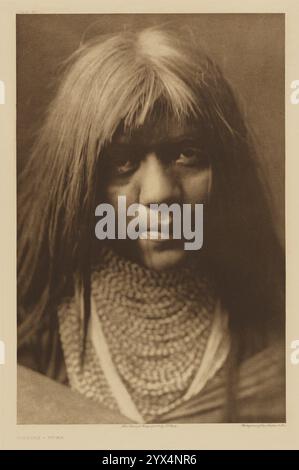 Yuma Native American Indian Woman, Sitting Portrait, Yuma, Arizona ...