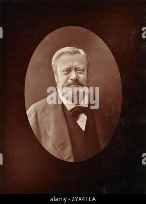 A historical photograph of Edmond About, a French writer and journalist ...