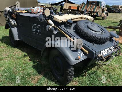 Kubelwagen, a military light utility vehicle designed by Ferdinand ...