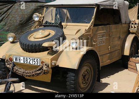 Kubelwagen, a military light utility vehicle designed by Ferdinand ...