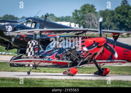 Pitts S-2 Series Biplane at Oshkosh EAA 2024 Stock Photo - Alamy