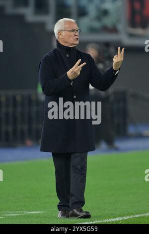 Roma's head coach Claudio Ranieri gestures during the Europa League ...