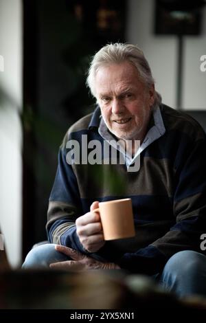 Oberhausen, Germany. 13th Dec, 2024. Wilhelm "Willi" Wülbeck sits in ...