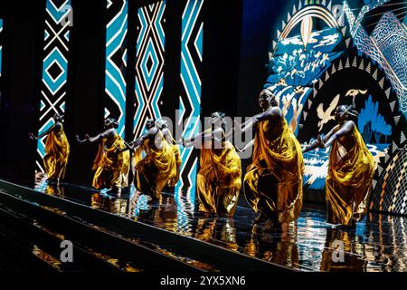 Musical show during the 2024 FIA Awards Ceremony, on December 13, 2024 ...