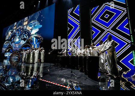 Musical show during the 2024 FIA Awards Ceremony, on December 13, 2024 ...