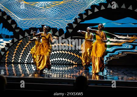 Musical show during the 2024 FIA Awards Ceremony, on December 13, 2024 ...