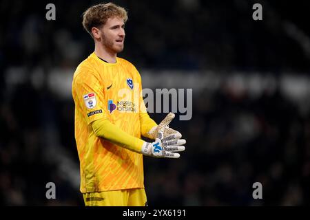 Portsmouth goalkeeper Nicolas Schmid during the Sky Bet Championship ...