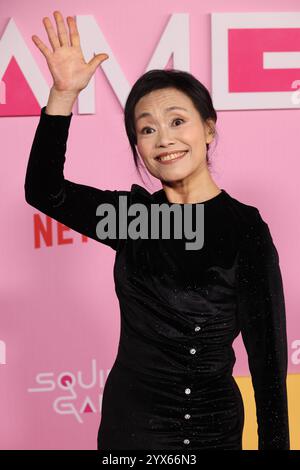 Kang Ae-sim attends the premiere of the third season of Netflix's ...