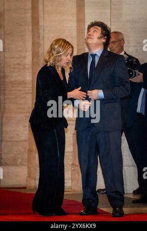 Rome, President Giorgia Meloni receives King Charles at Villa Doria ...