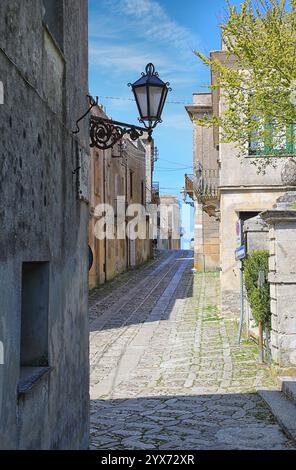 Erice, streets view of a old city Stock Photo - Alamy