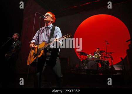 Neil Primrose of the Scottish rock band Travis performs in concert at ...