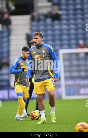 Joël Piroe of Leeds United during the Premier League match Leeds United ...