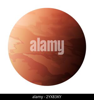 Mars Planet Realistic Illustration Stock Vector Image & Art - Alamy
