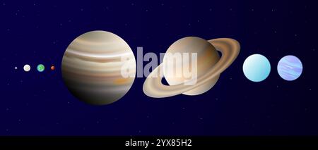 Size of the Planets of the Solar System with Realistic Proportions ...