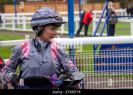 Jockey Laura Coughlan Stock Photo - Alamy