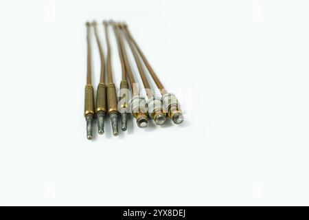 Gas stove flame sensor. Safety control Stock Photo - Alamy