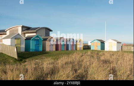 Amble Beach Huts On Little Shore, Harbour Road, Amble, Northumberland ...