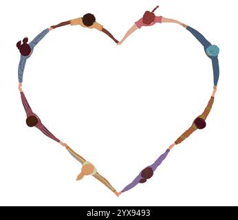 Human love. Human hands and heart shape. Concept of love. Vector ...