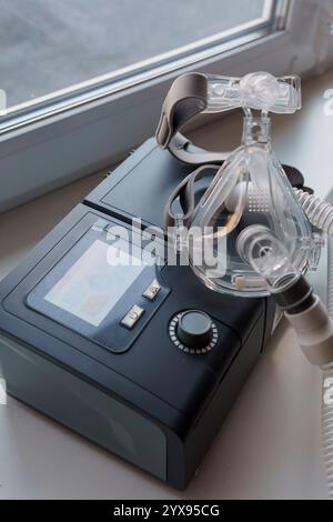 Advanced CPAP Machine for Sleep Apnea Therapy Stock Photo - Alamy