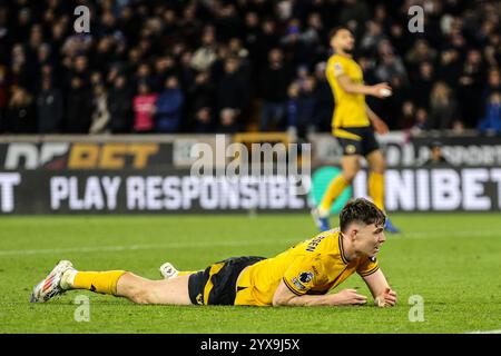 Jorgen Strand Larsen (9 Wolves) misses a chance during the Carabao Cup ...