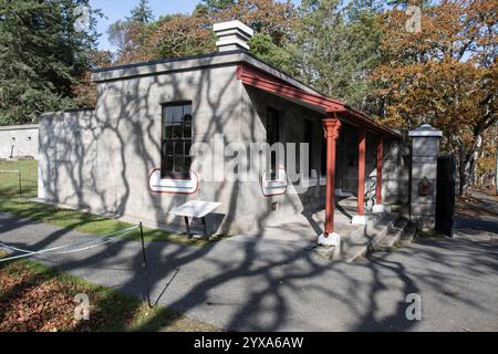 Guard house at Fort Rodd Hill & Fisgard Lighthouse National Historic ...