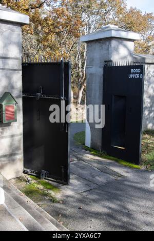 Upper battery gate at Fort Rodd Hill & Fisgard Lighthouse National ...