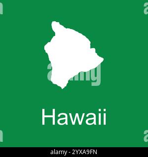 Hawaii island map icon illustration design Stock Vector Image & Art - Alamy