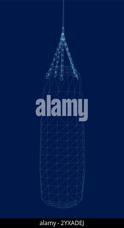 boxing bag sport equipment silhouette Stock Vector Image & Art - Alamy