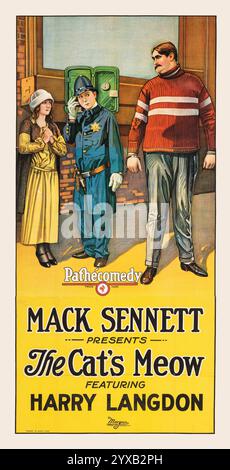 Mack Sennett presents The Cat's Meow (Pathé, 1924) Harry Langdon ...