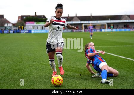 Manchester United's Geyse da Silva Ferreira inspects the pitch ahead of ...