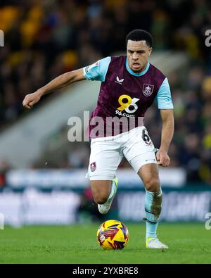 Burnley's CJ Egan-Riley during the Sky Bet Championship match at the ...