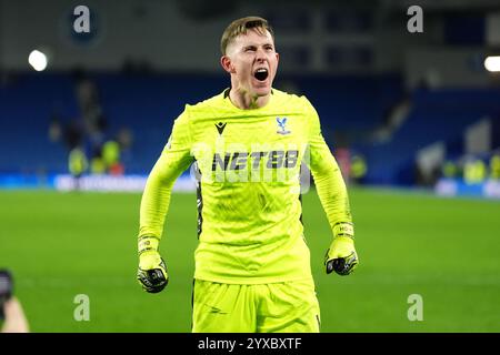 Crystal Palace goalkeeper Dean Henderson during the Premier League ...