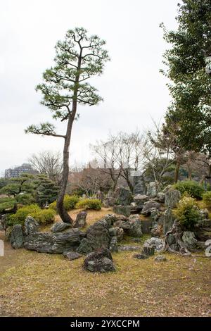 Grounds of Nagoya Castle Park in Nagoya, Japan, built by shogun ...
