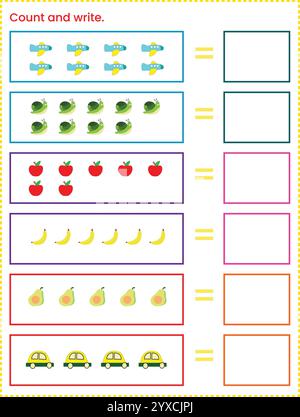 Learning mathematics. Mathematical puzzle game for kids. Preschool ...