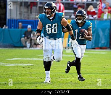Jacksonville Jaguars wide receiver Devin Duvernay (12) runs as ...