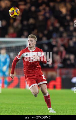 Middlesbrough's Tommy Conway during the Sky Bet Championship match at ...