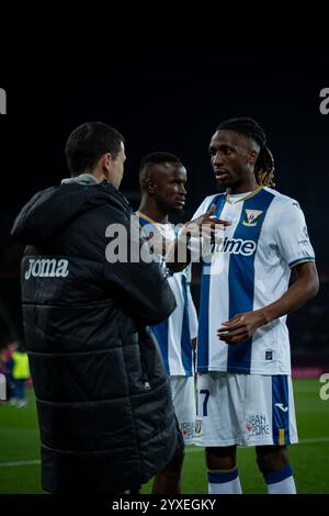 Yvan Neyou of CD Leganes in action during the Spanish league, LaLiga EA ...