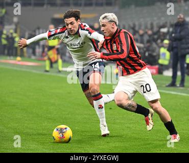 Álex Jiménez of AC Milan in action during the Coppa Italia round of ...