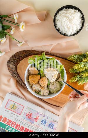 Yong tau foo , yong tau fu or Liong Tahu. is a Hakka Chinese cuisine ...