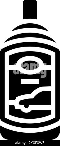 wax car care glyph icon vector illustration Stock Vector Image & Art ...