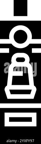 leather conditioner car care glyph icon vector illustration Stock ...