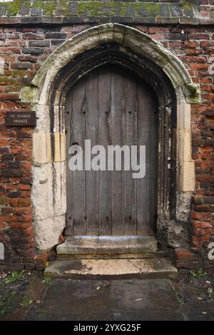 The Deanery gate Stock Photo - Alamy