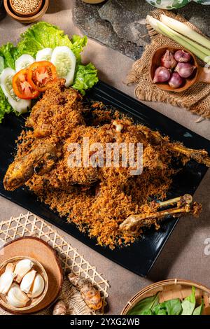 Ayam Goreng Lengkuas or Galangal Fried Chicken is a traditional indonesian fried chicken. This ...
