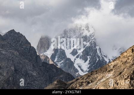 Stunning view on Diran Peak, Karimabad, Hunza, Gilgit-Baltistan ...