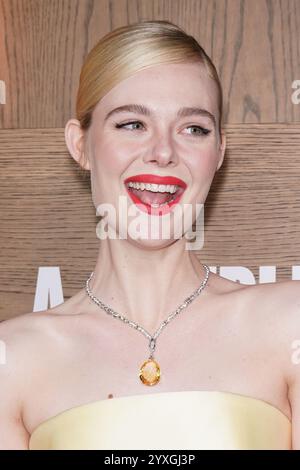 Elle Fanning at arrivals for A COMPLETE UNKNOWN Premiere, SVA (School ...