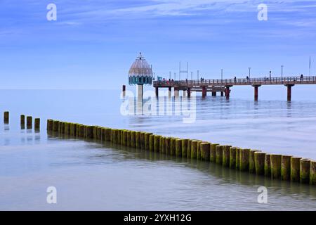 Diving gondola at the Baltic Sea, Zingst, Mecklenburg-Vorpommern ...