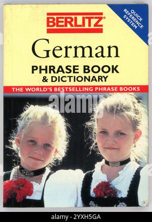 Vintage used book Berlitz German Phrase book & dictionary. First pub ...